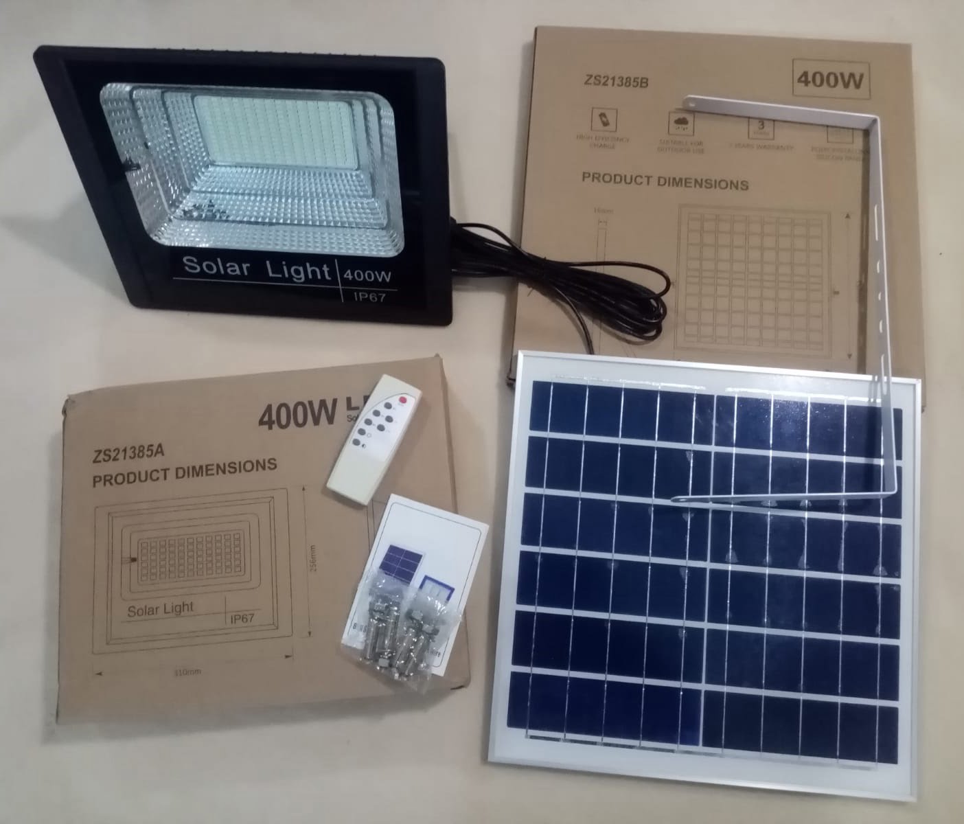 Proyector LED SMD Solar ECO 400 watt IP67 Luz Fría (400w) - VerLuz Pro