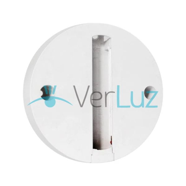 Base Circular para Foco LED Riel blanco - VerLuz Pro