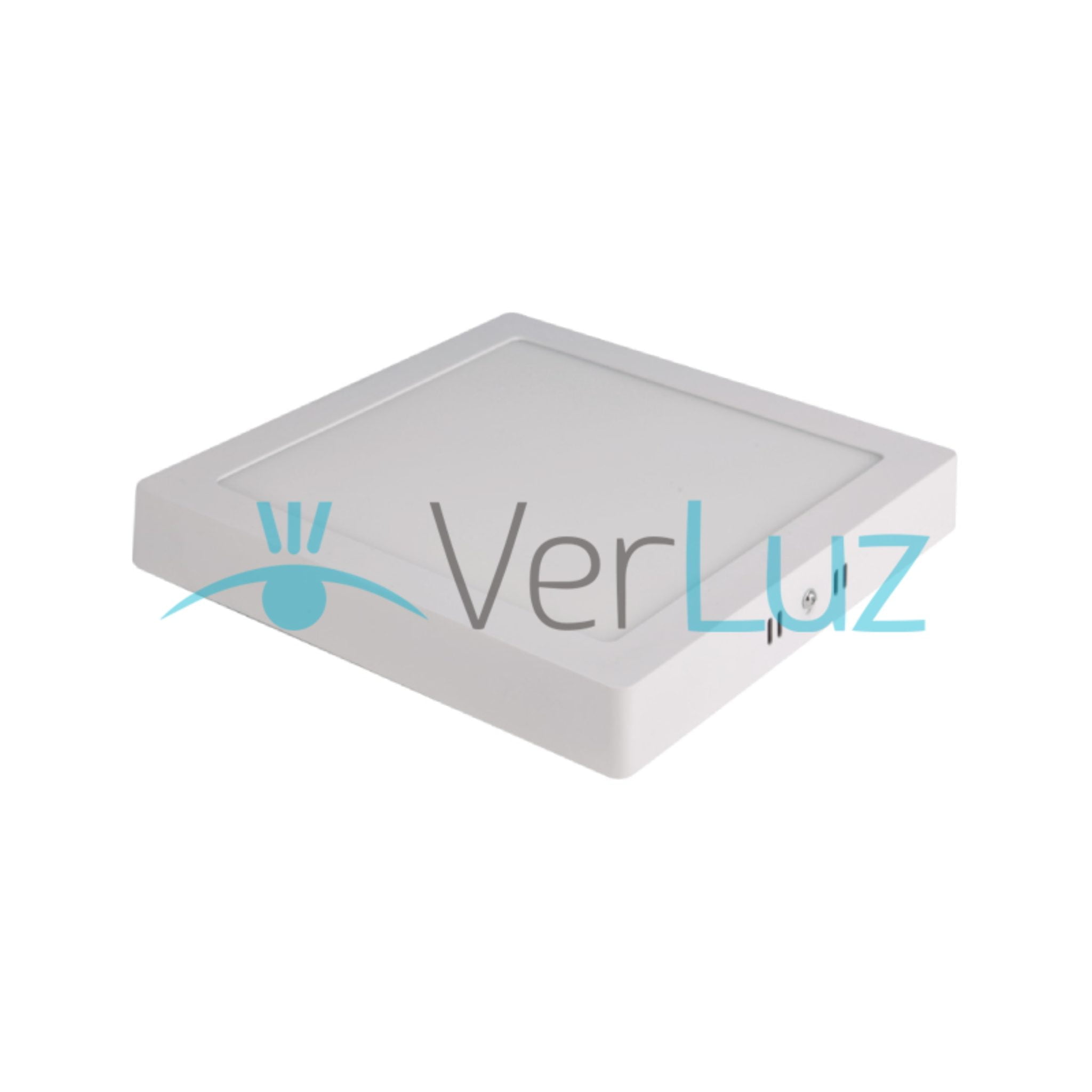Panel LED Cuadrado Sobrepuesto 18 watt IP20 Luz Fría Neutra Cálida ...