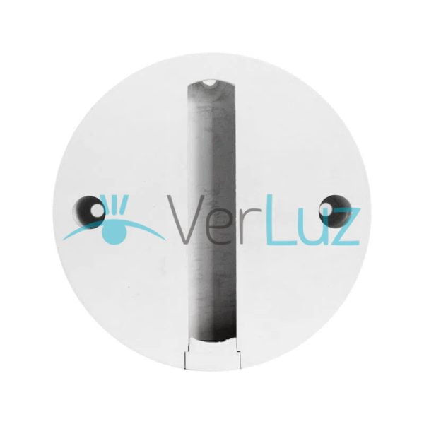 Base Circular para Foco LED Riel blanco - VerLuz Pro