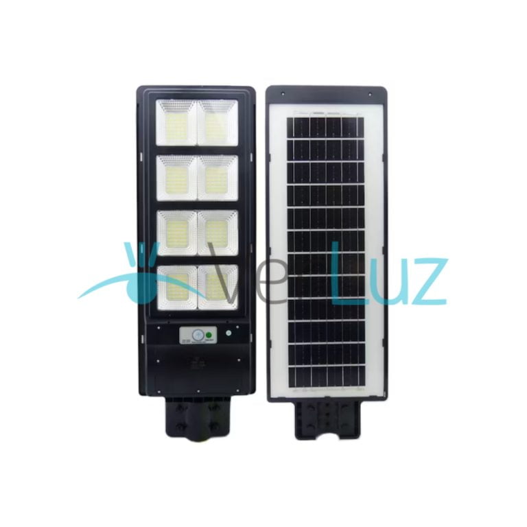 Luminaria Vial LED Solar 400 watt Luz Fija y Sensor IP66 Fría (400w ...