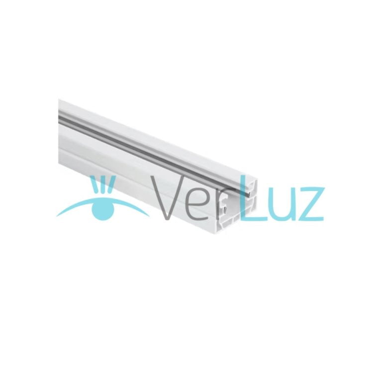 Riel Energizado Monofásico 2 Metros Blanco - VerLuz Pro