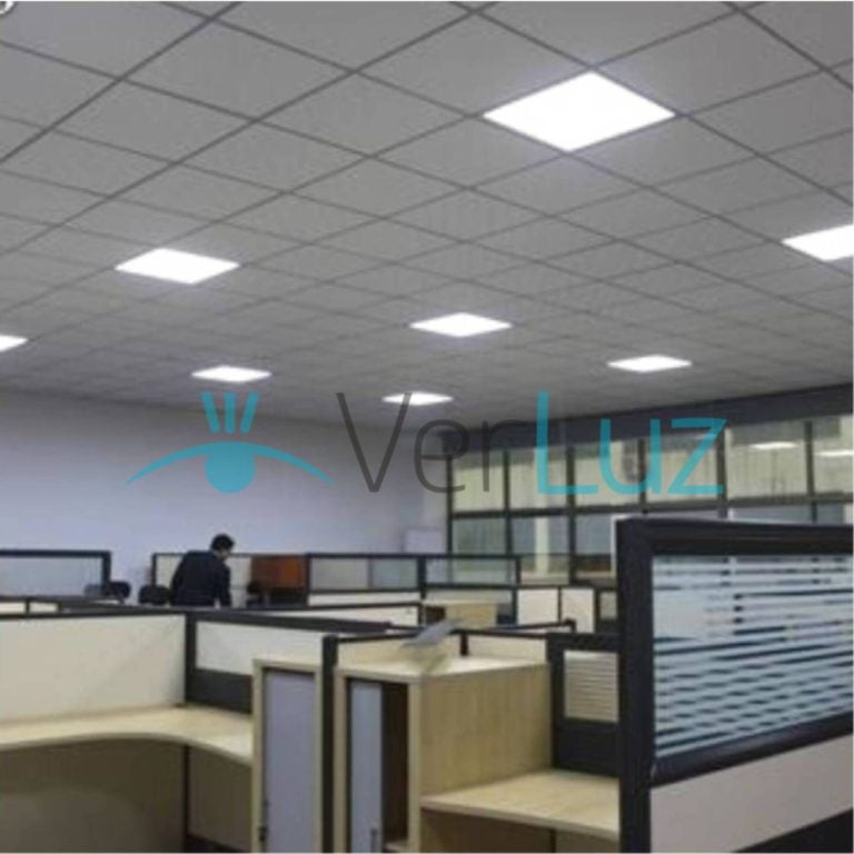 Panel LED 60x60 cm 48 watt Cuadrado Embutido IP40 Luz Fría, Neutra o ...