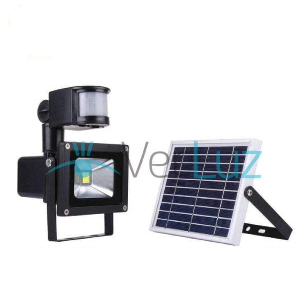 Proyector LED COB Solar Sensor 10 watt IP65 Frío (80w) - VerLuz Pro