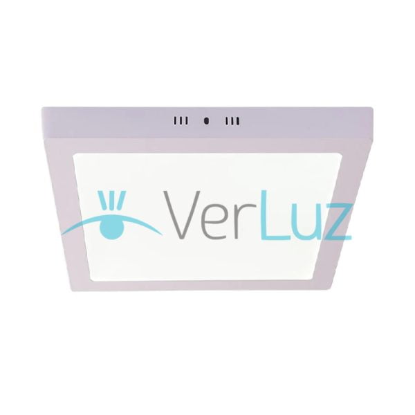 Panel LED 25 watt IP44 Cuadrado Sobrepuesto Frío, Neutro o Cálido (230w ...