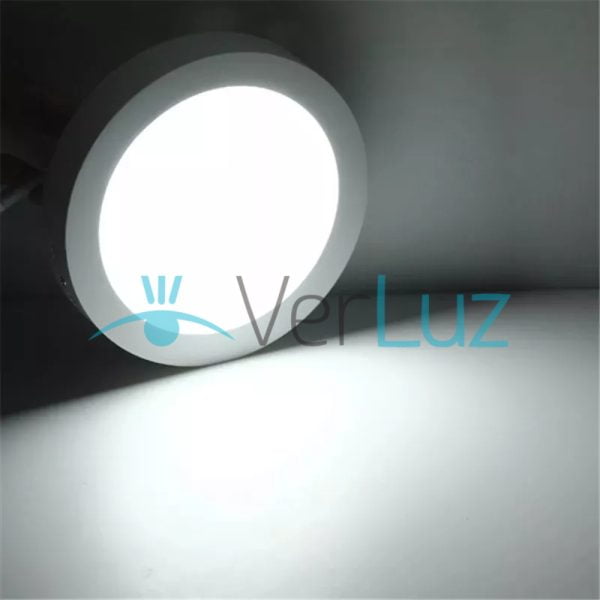 Panel LED 18 watt IP44 Redondo Sobrepuesto Frío, Neutro o Cálido (160w ...