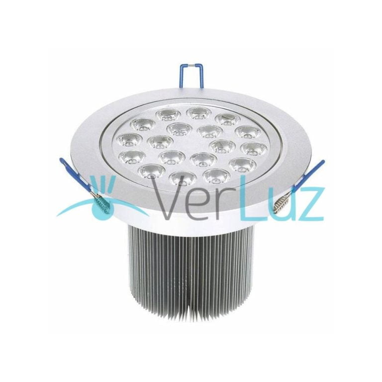 Foco LED Cielo Embutido 18 watt IP44 Luz Fría o Cálida (180w) - VerLuz Pro