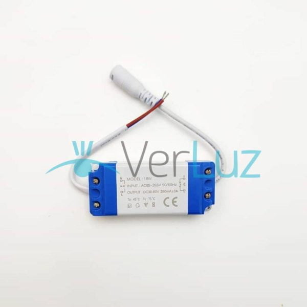 Driver para Panel LED 18 watt IP20 - VerLuz Pro