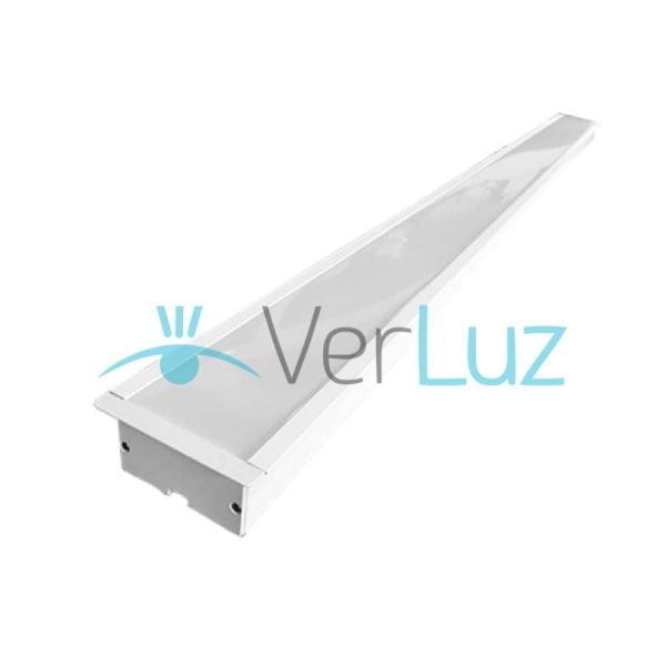 Luminaria Lineal LED Embutida 40 watt Blanca IP30 Luz Neutra (360w ...