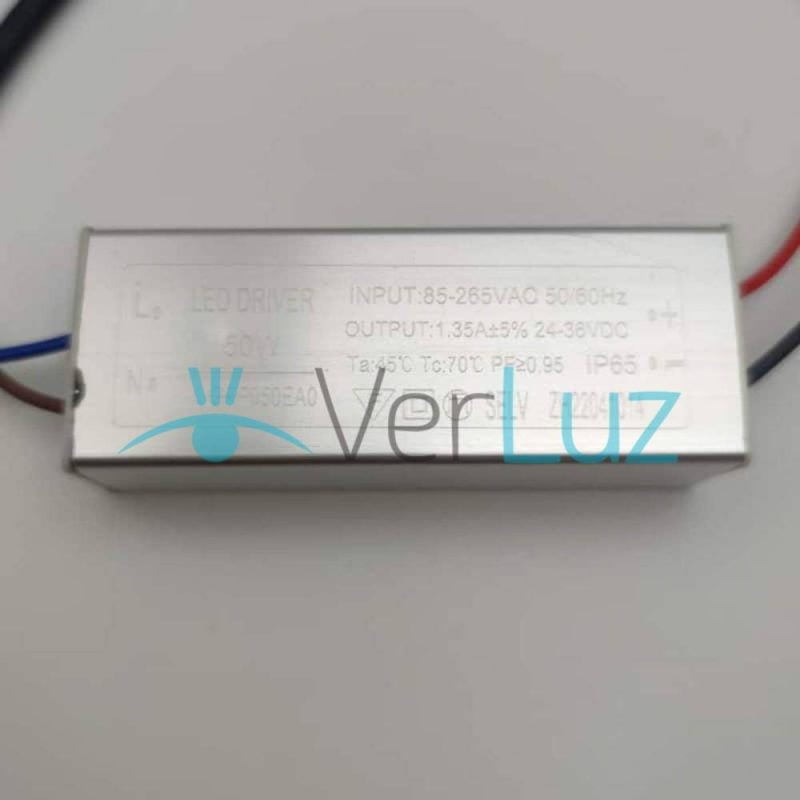 Driver para Módulo LED COB 50 watt IP65 - VerLuz Pro