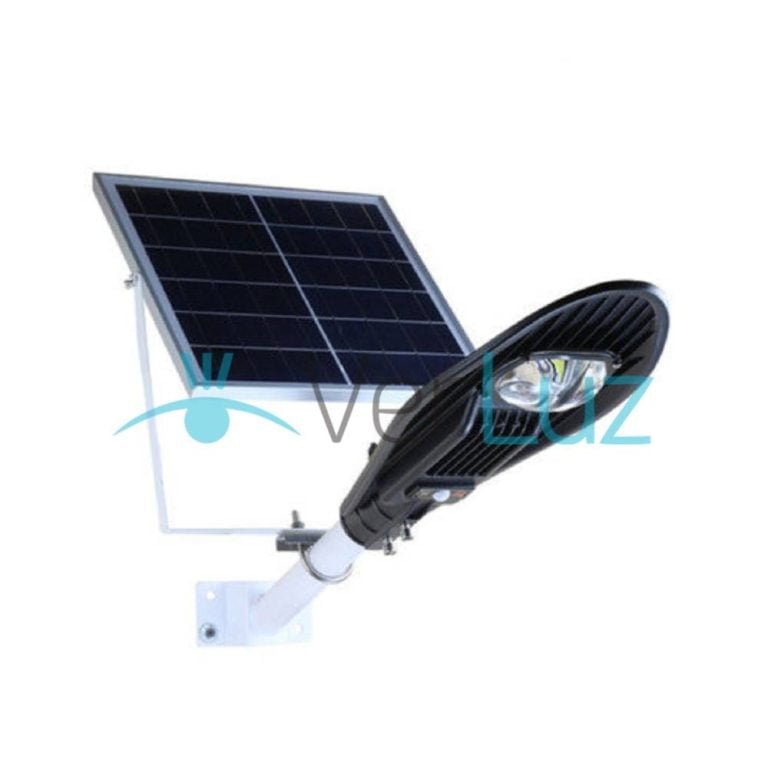 Luminaria Vial LED COB Solar 20 watt Luz Fija IP65 Fría (200w) - VerLuz Pro