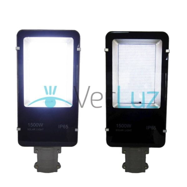 Luminaria Vial LED Solar 1.500 watt Luz Fija IP65 Fría (1.200w ...