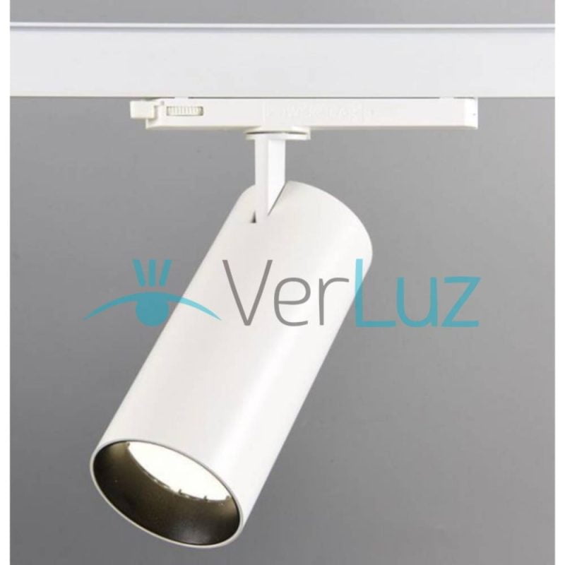 Foco LED a Riel Trifásico 30 watt Blanco IP20 Luz Neutra o Cálida (240w ...