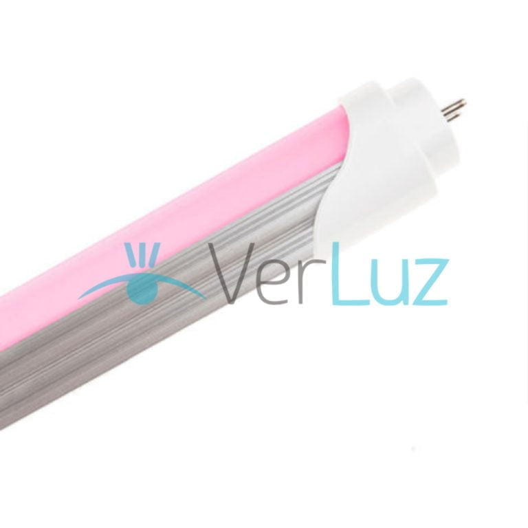 Tubo LED Color Rosado T8 18 watt 120 cm IP20 (160w) - VerLuz Pro