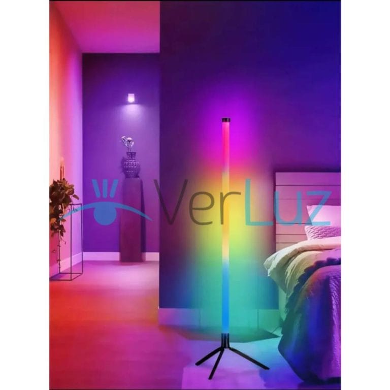 Tubo LED T8 Neón RGB 18 watt 120 cm IP20 con Pedestal (160w) - VerLuz Pro